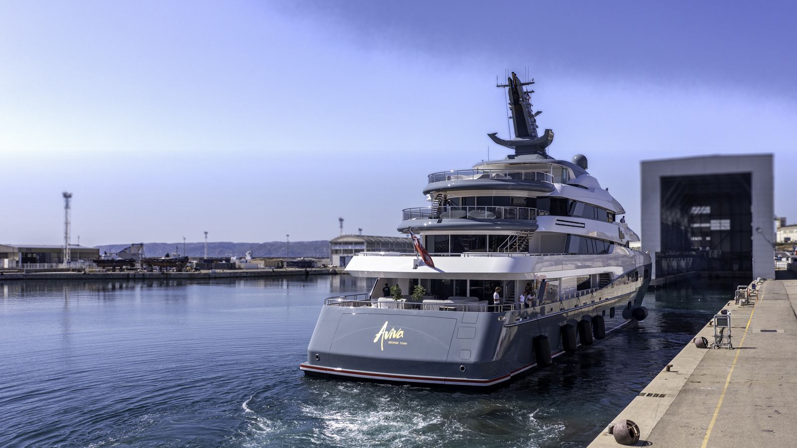 68m Abeking & Rasmussen superyacht Aviva completes major refit in France